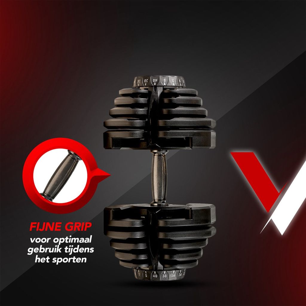 Verstelbare Dumbbell 40 kg - Verstelbare Gewichten - Adjustable ...