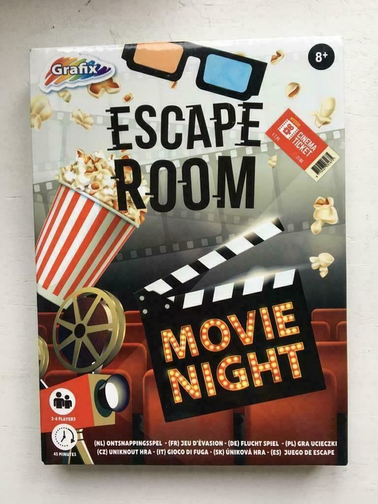 Grafix Escape Room Movie Night Spelletje - ProductenVergelijker.nl