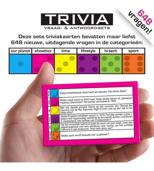 Triviant Vragen Aanvulset, Vraag en Antwoord - Versie Roze (Nieuwe ...